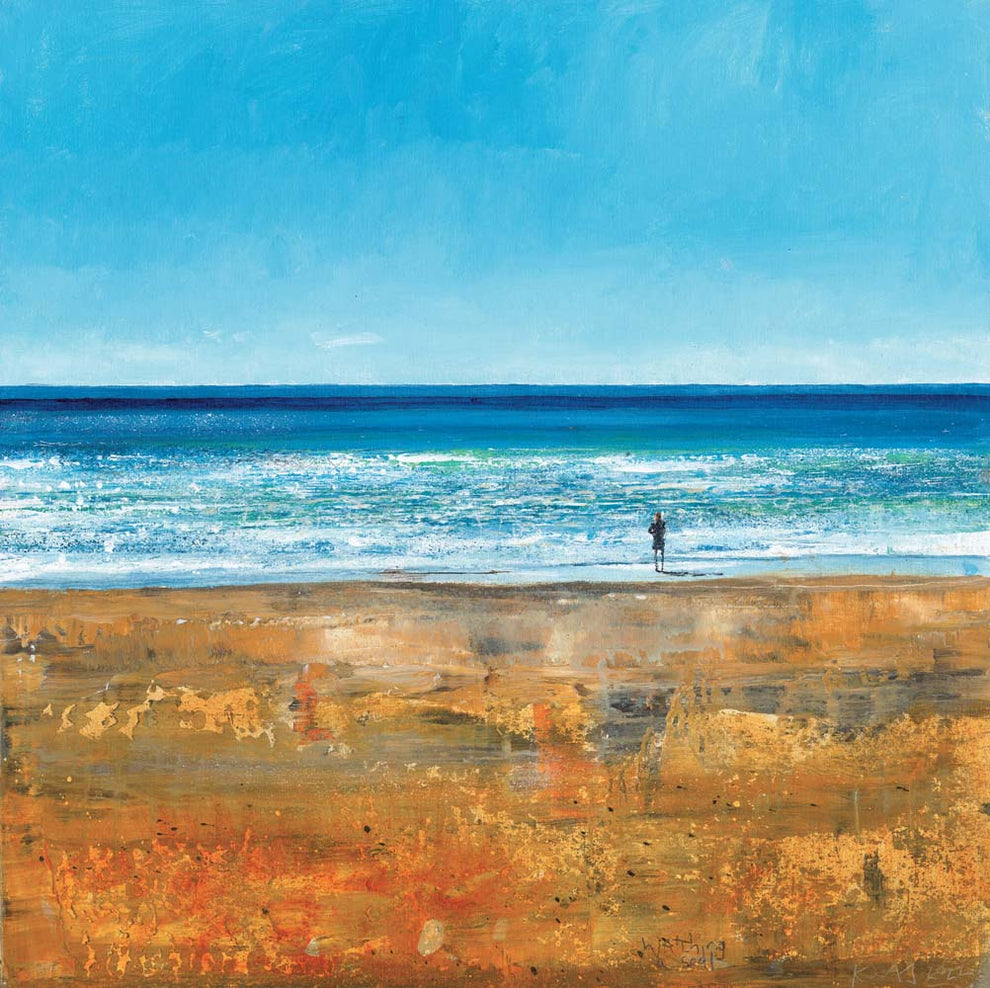 Watching a seal. Lithoprint. – Kurt Jackson Editions